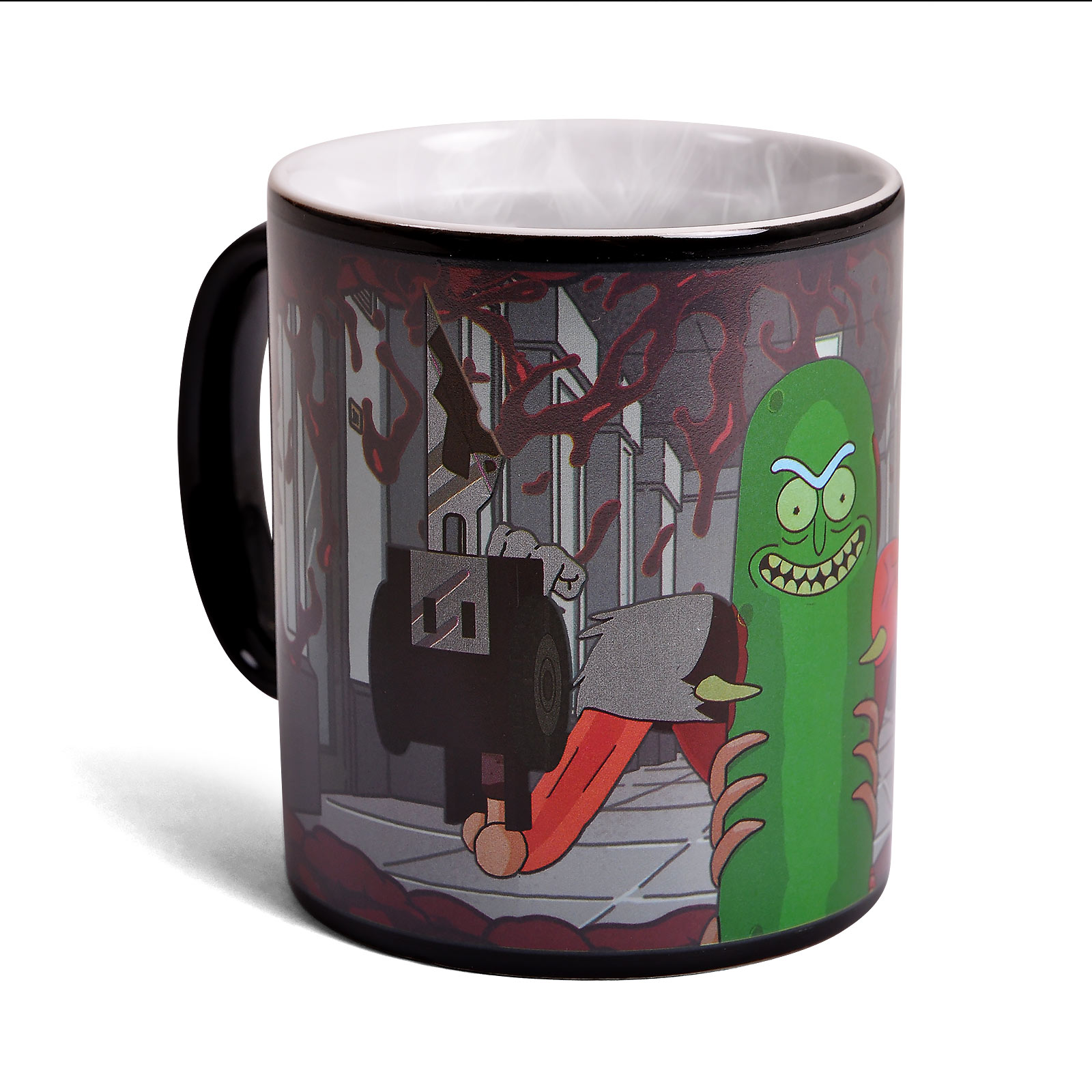 Rick and Morty - Pickle Rick Thermoeffekt Tasse | Elbenwald