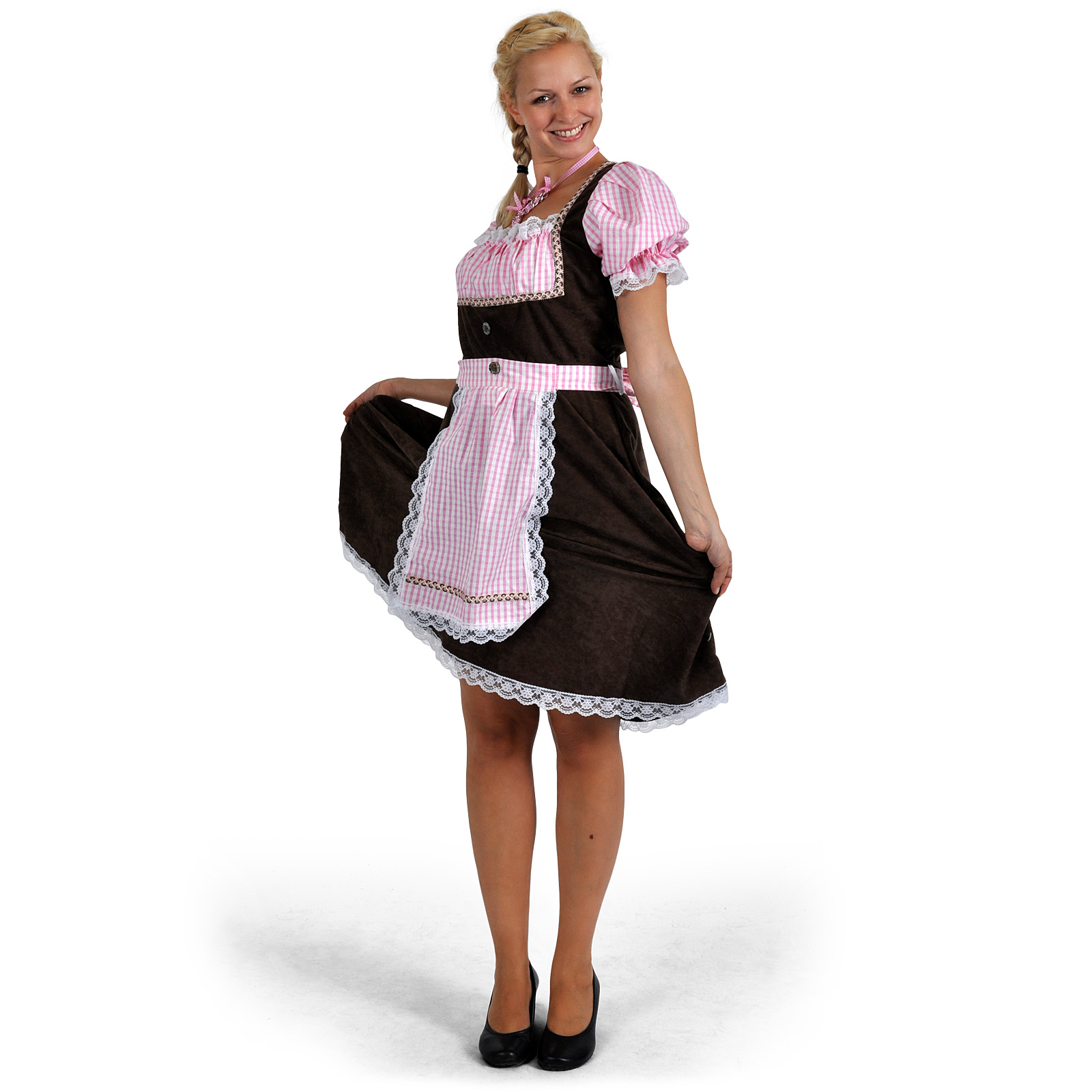 Resi Dirndl, Trachtenkostüm mit Spitze | Elbenwald